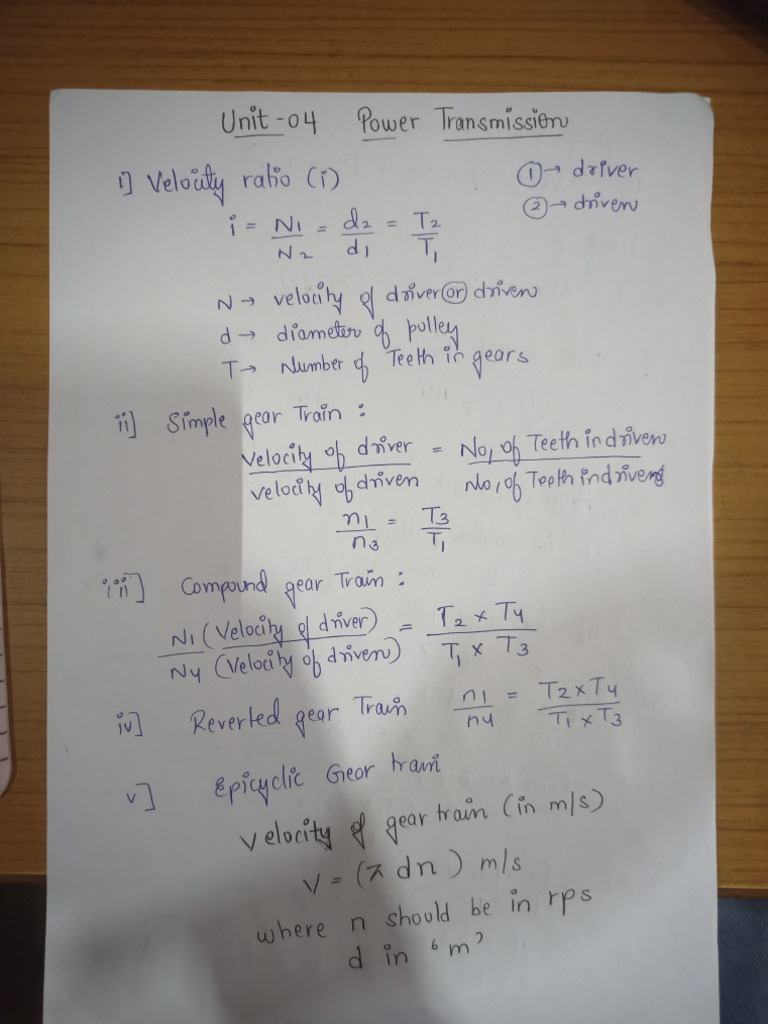 Unit 4 Formula Sheet-1 | PDF