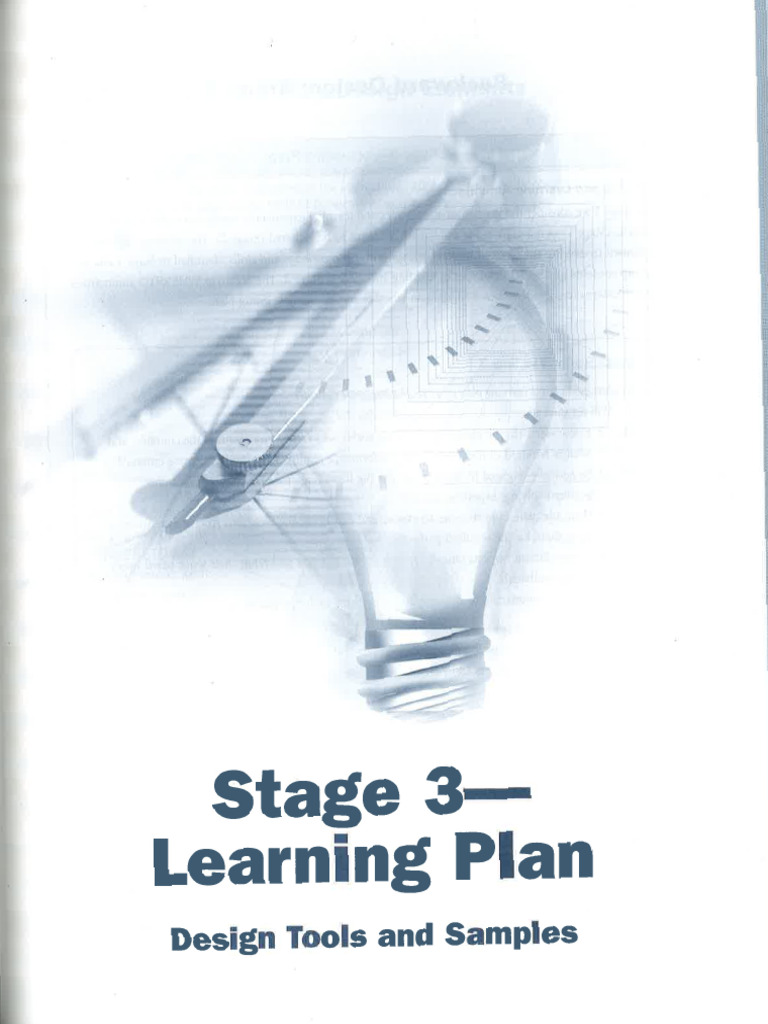 Stage 3 Learning Plan | PDF