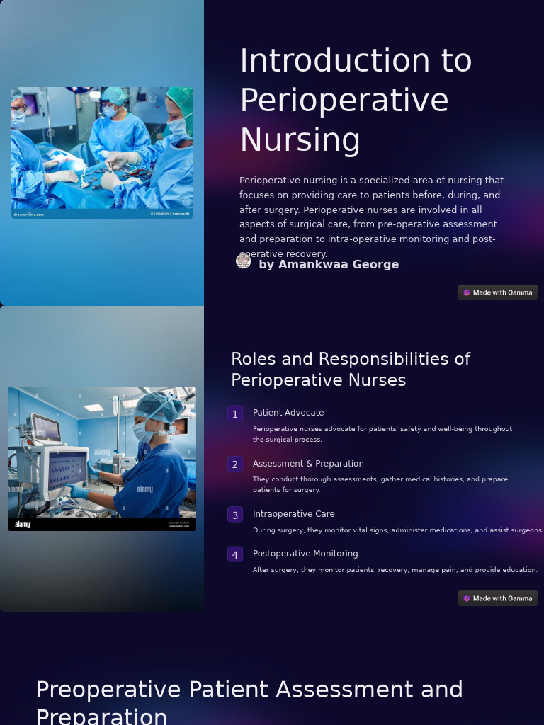 Introduction-to-Perioperative-Nursing | PDF | Surgery | Perioperative