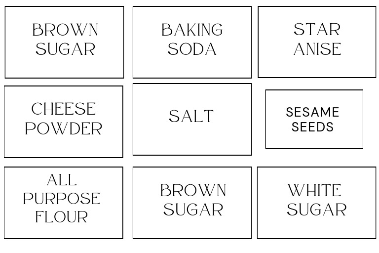 Black and White Monochromatic Food Label | PDF