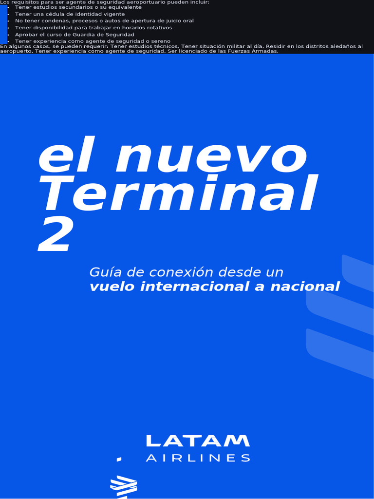 Guia Int Nac | PDF | Aeropuerto | Transporte