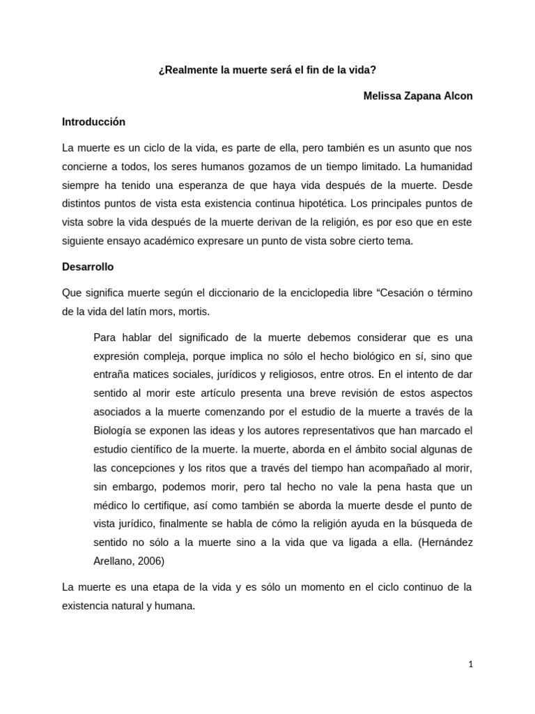 Realmente La Muerte Sera El Fin de La Vida | PDF | Muerte | Paro cardíaco