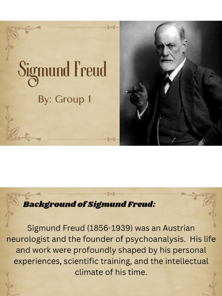 Sigmund Freud Theory Report | PDF