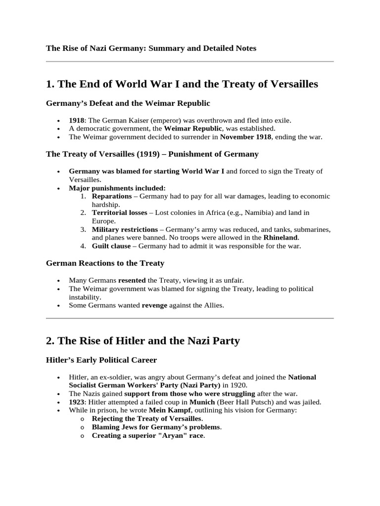The Rise of Nazi Germany | PDF | Weimar Republic | Nazi Germany
