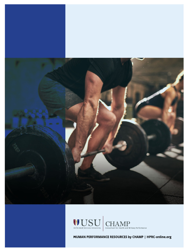 HPRC Physical Fitness Workbook - 110722 - 508 2 | PDF | Strength ...