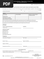 Account Related Common Request Form | PDF | Cheque | Banks