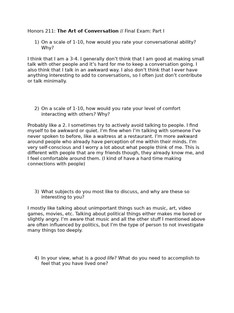 Final Part I | PDF | Cognition | Behavioural Sciences