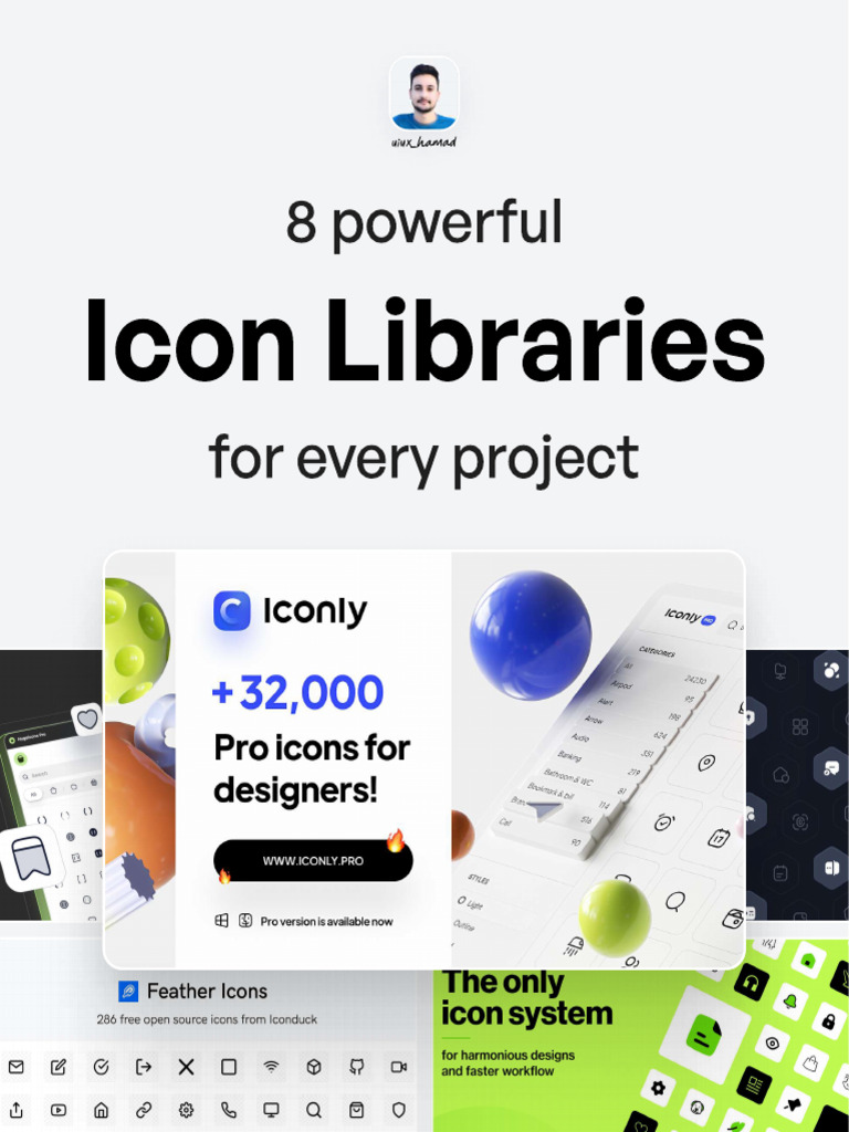 Top 8 Icon Libraries for Designers | PDF