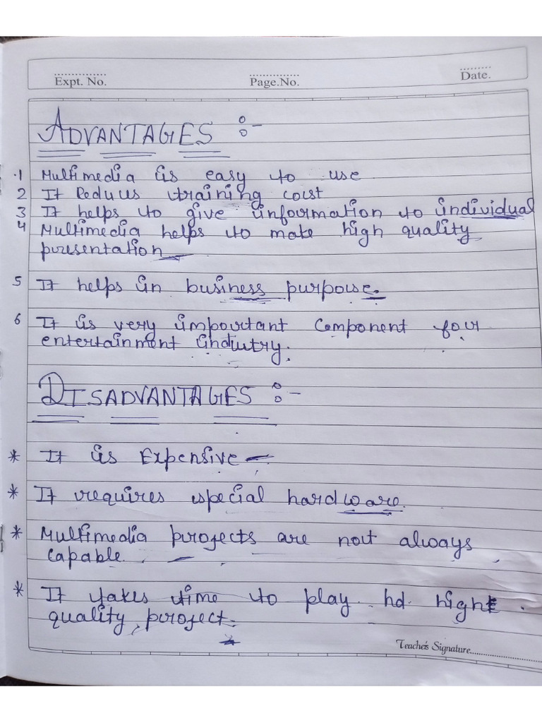 Advantage and Disadvantages | PDF