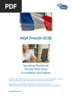AQA French GCSE Photocards | PDF