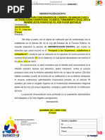 Modelo de Apercibimiento Llegadas Tardes | PDF | Business