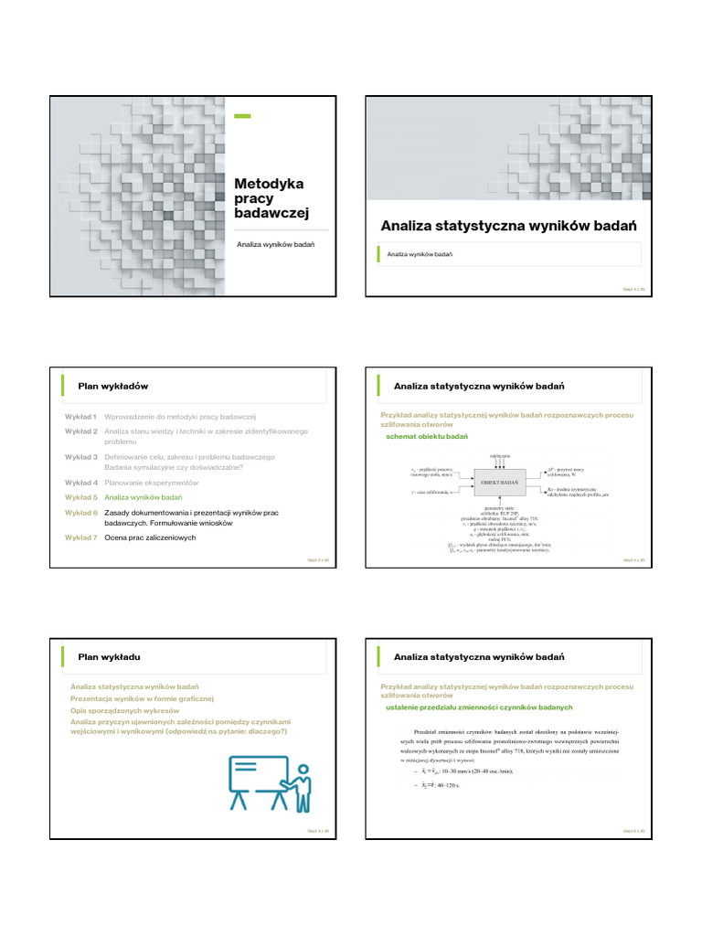W05 Analiza Wyników Badań | PDF