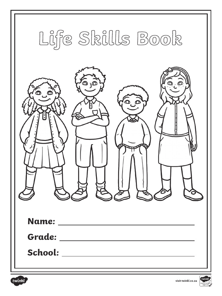 Za HL 1720693750 Grade 3 School Themed Editable Book Covers Ver 1 | PDF
