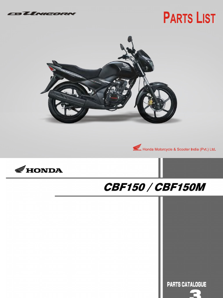 Honda Cbf150 | PDF | Car Body Styles | Automotive Technologies