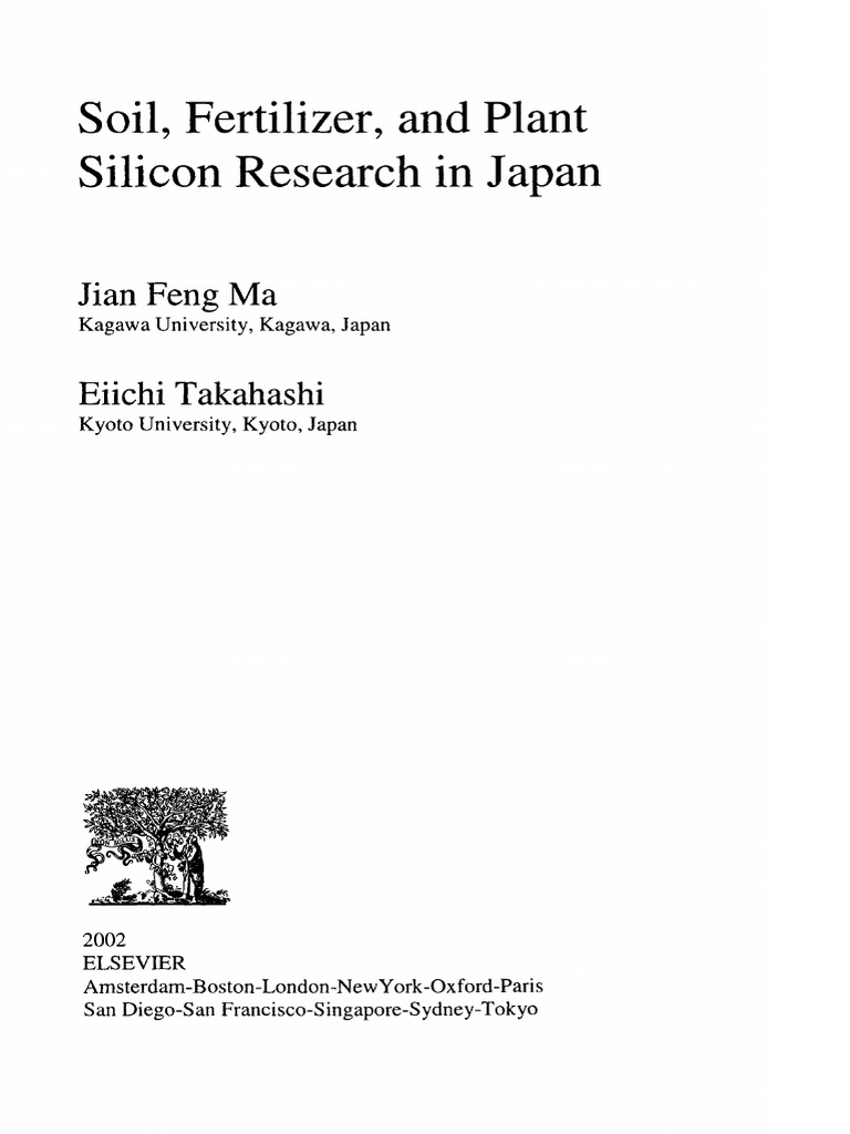 Front Matter 2002 Soil Fertilizer and Plant Silicon Research in Japan | PDF