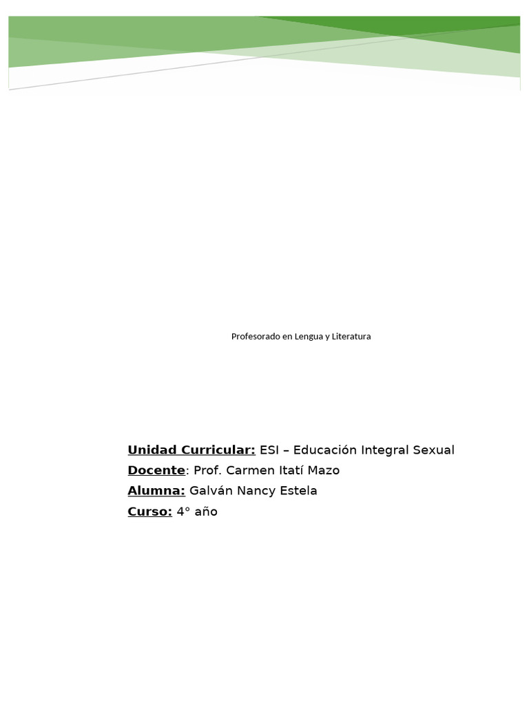 ESI para educación especial-parte2 | PDF | Invalidez | La sexualidad humana