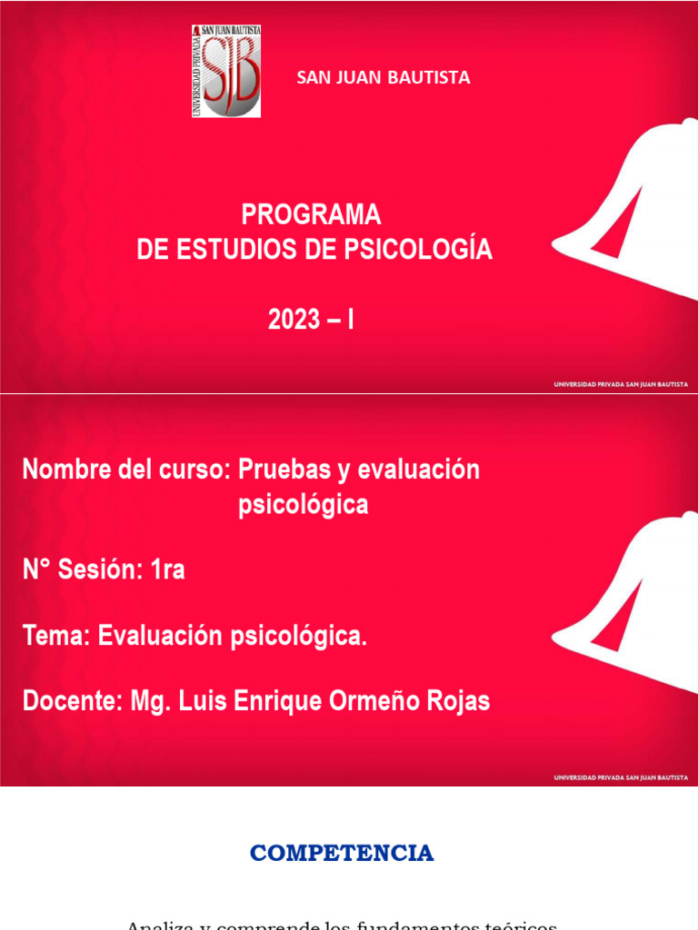 Tema 1 Eval. y Pruebas Psicológicas 2023-1 LORE | PDF | Sicología | Inteligencia