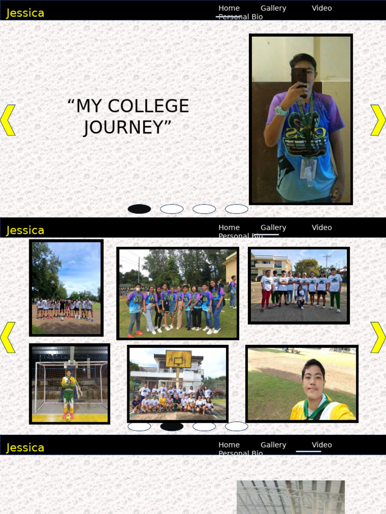 Jessica Araneta's College Journey | PDF