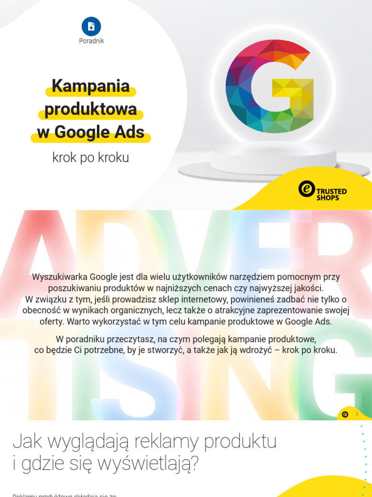 Kampania Produktowa w Google Ads | PDF