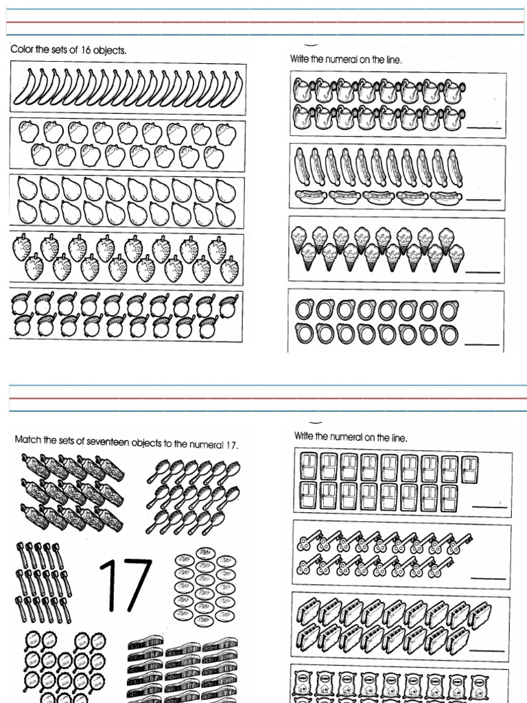 Bilang 17-20 Activity | PDF
