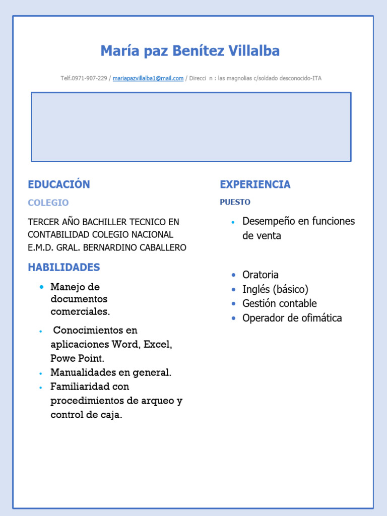 Curriculum Vitae Maria Paz B.V. (2.1) | PDF