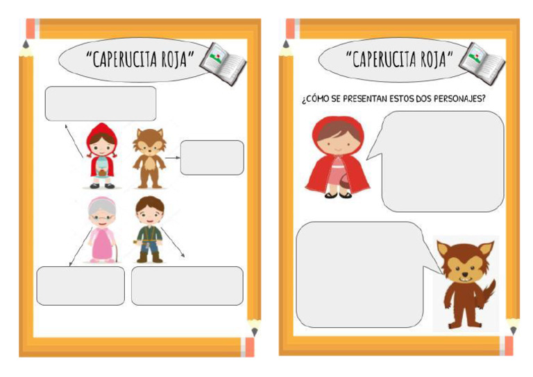 Actividades Caperucita Roja | PDF