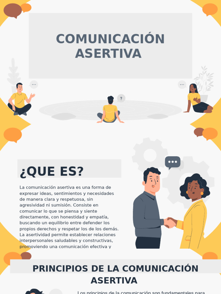 Comunicación Asertiva: Claves y Técnicas | PDF | Conceptos psicologicos ...
