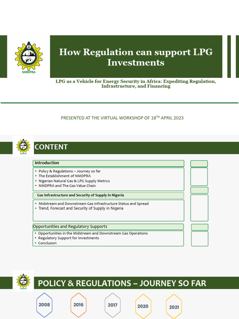 NMDPRA LPG Regulations and Opportunities | PDF | Natural Gas ...