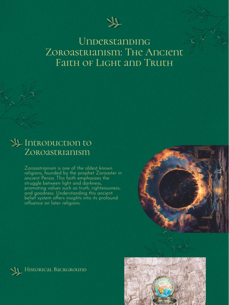 Zoroastrianism | PDF | Zoroastrianism | Religious Belief And Doctrine