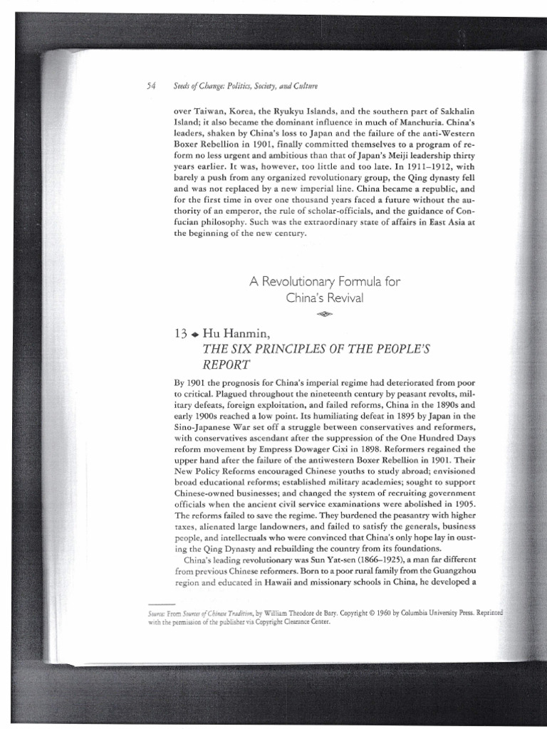 Hu Hanmin Six Principles ... Qui Jin Address .... Fellow Countrywomen | PDF