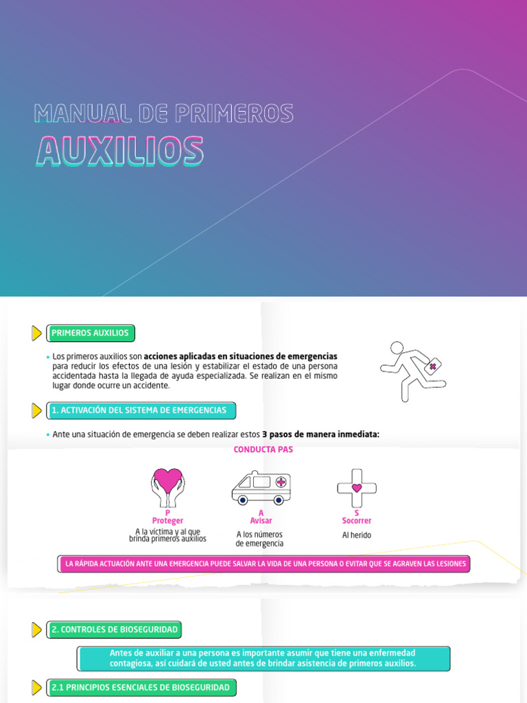 Manual Primeros Auxilios | PDF