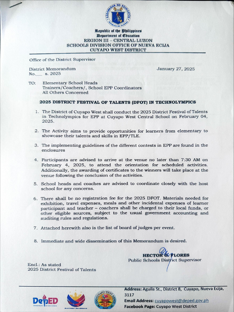 2025-District-DFOT | PDF