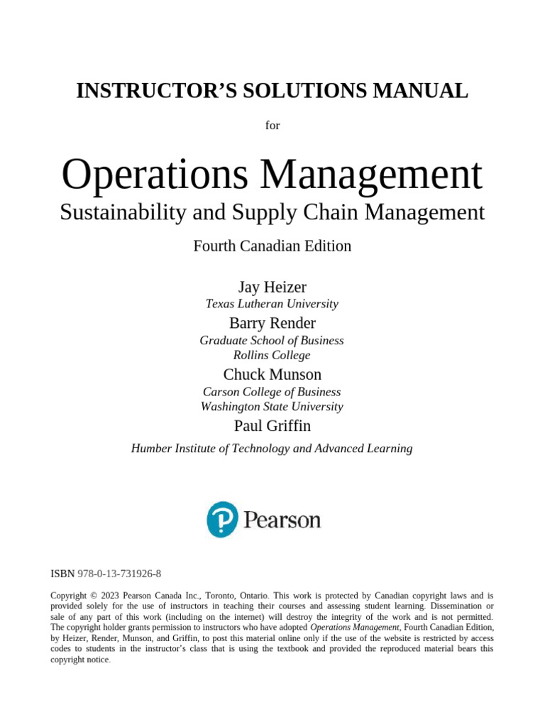 64c40165b1f90 A01 Heiz9268 04 Ism FM | PDF | Operations Management ...