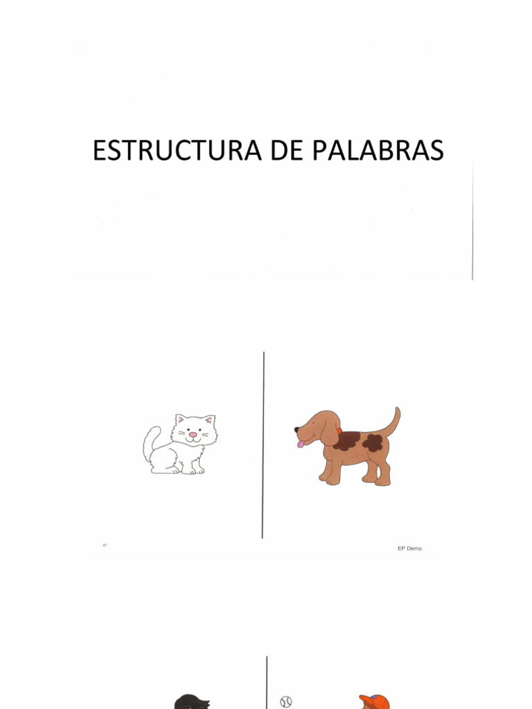 Estructuras de Palabras | PDF