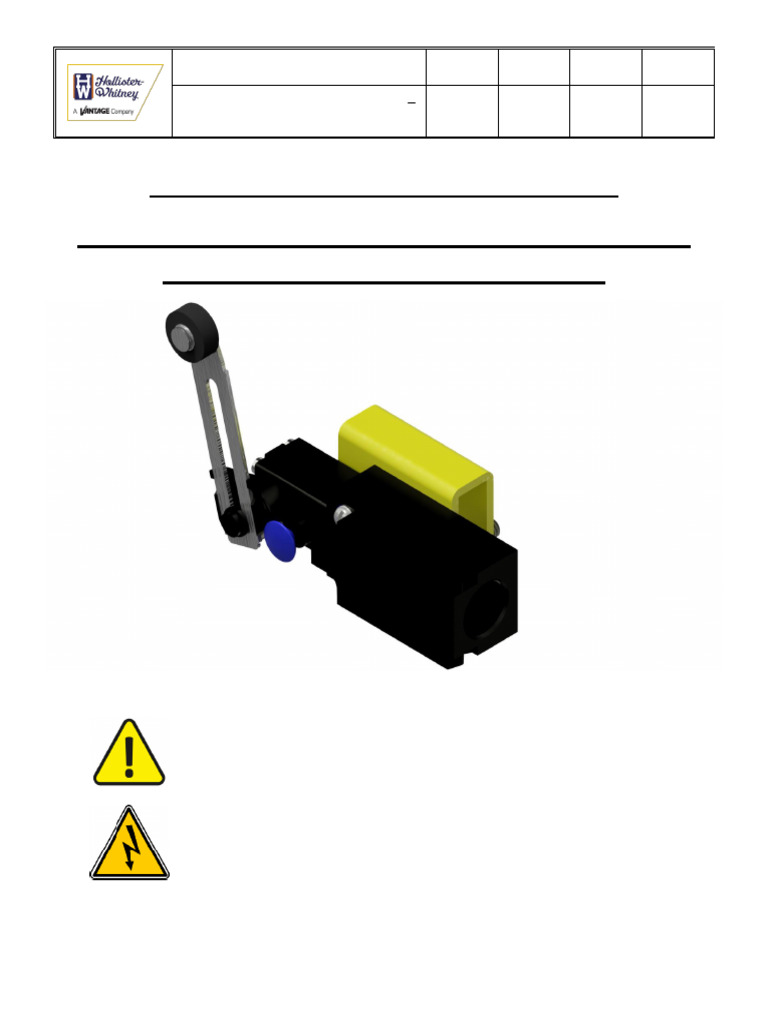 Installation Instructions Slack Rope Switch Assembly BULL 1189 | PDF ...
