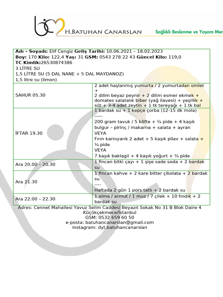 Elif Cengiz 18.03 | PDF