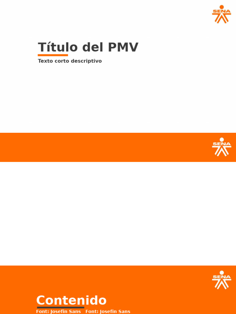 7. Presentación Del PMV | PDF