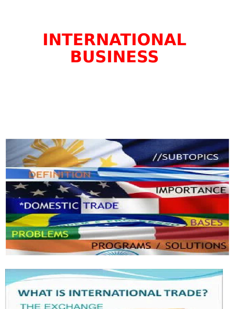 International Business | PDF