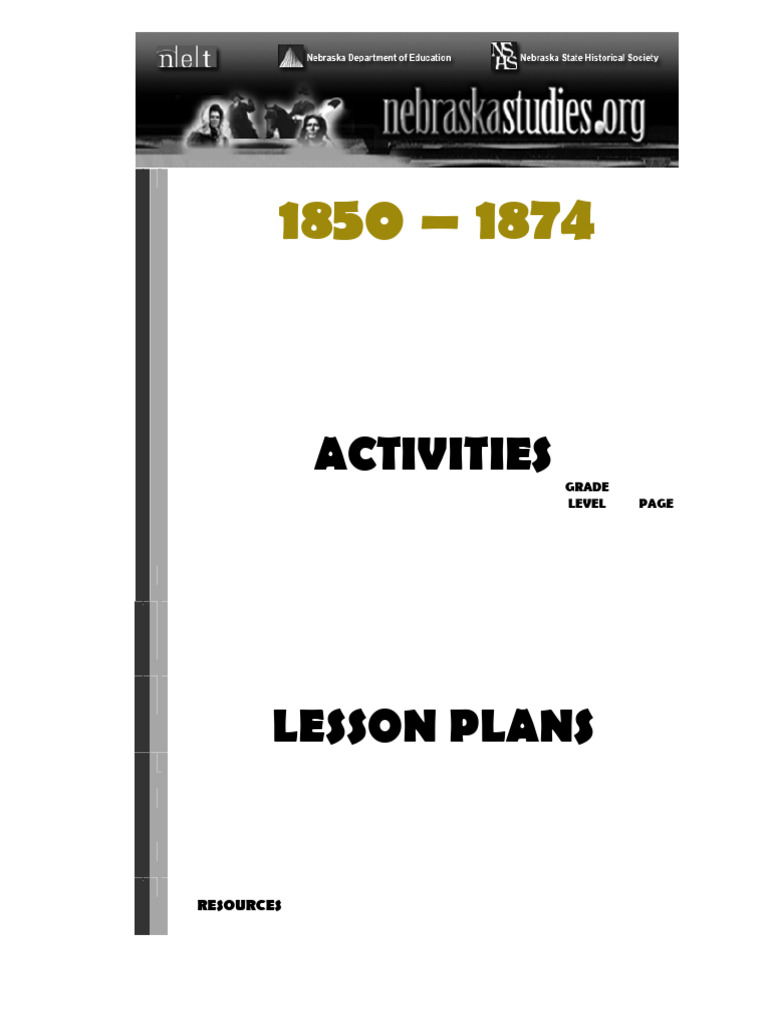 Nebraska History04challenges | PDF | Knowledge | Geography