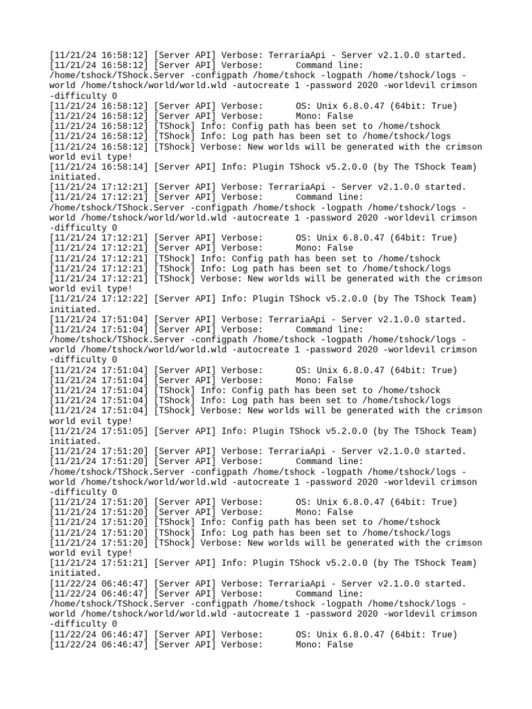 ServerLog | PDF | Command Line Interface | Software