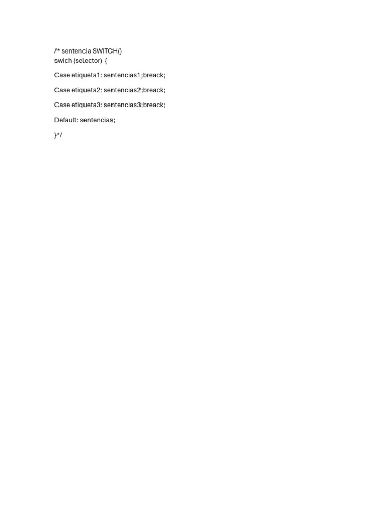 Sentencia SWITCH | PDF