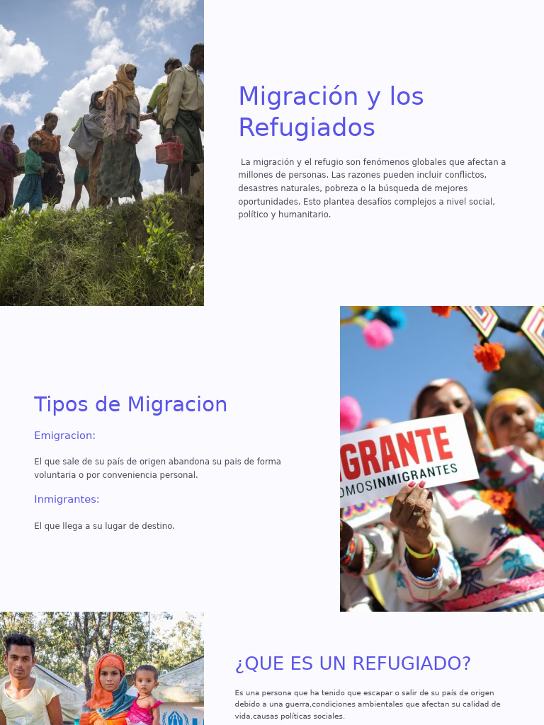 Migracion y Los Refugiados Optativa 2corte | PDF | Refugiado | Alto Comisionado de las Naciones ...