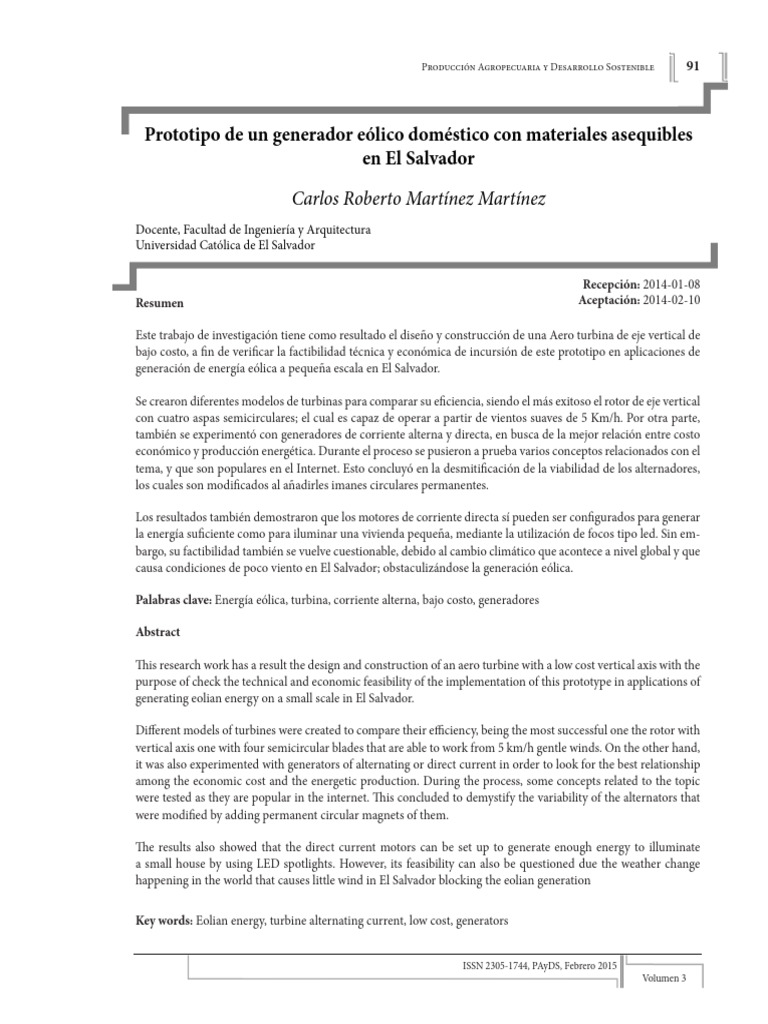 Fflores,+3974 13345 1 CE | PDF | Generador eléctrico | Energía eólica