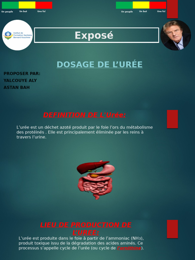 Dosage et définition de l'urée | PDF | Urée | Ammoniac