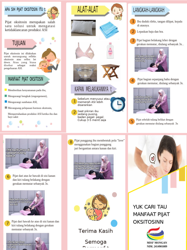 Leaflet Pijat Oksitosin - Compress | PDF