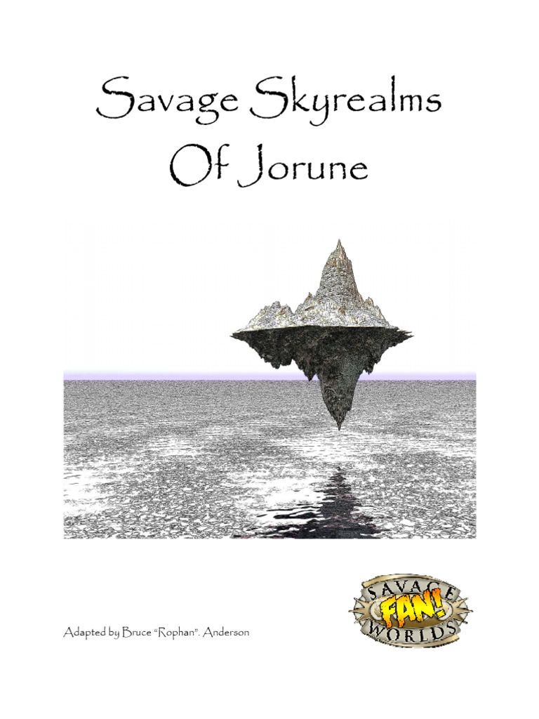 Savage Worlds - Sky Realms of Jorune | PDF | Foods