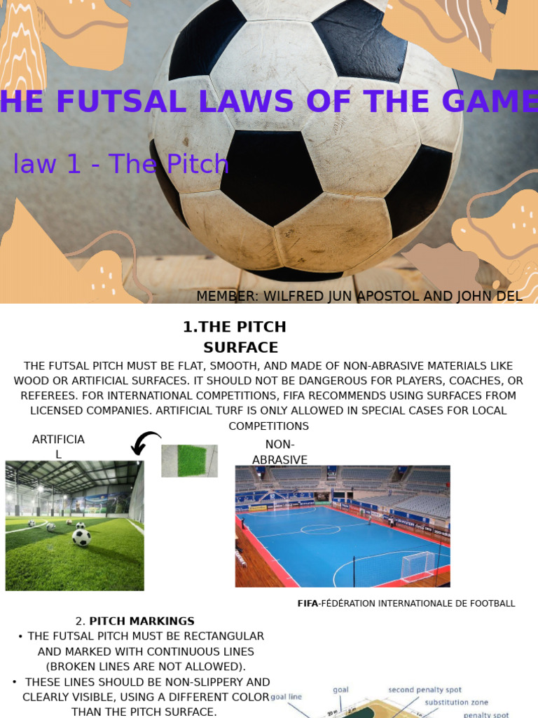 The Futsal Laws of The Game | PDF | Team Sports | Sports Rules And Regulations