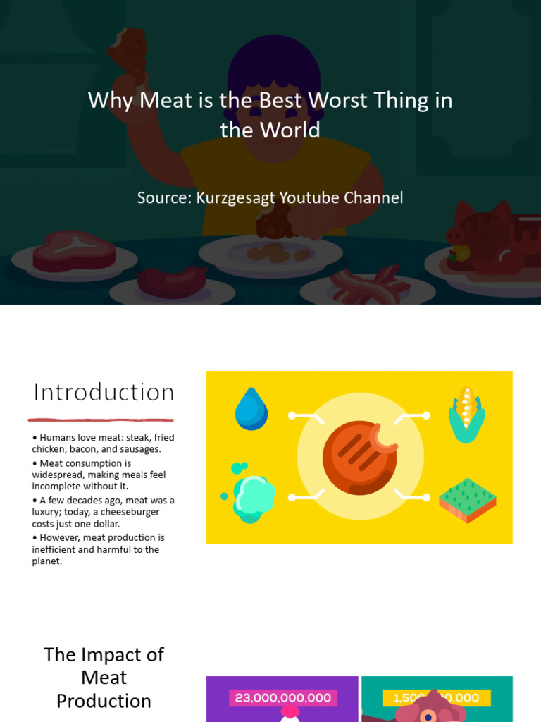 Why Meat Is The Best Worst Thing | PDF | Meat | Beef