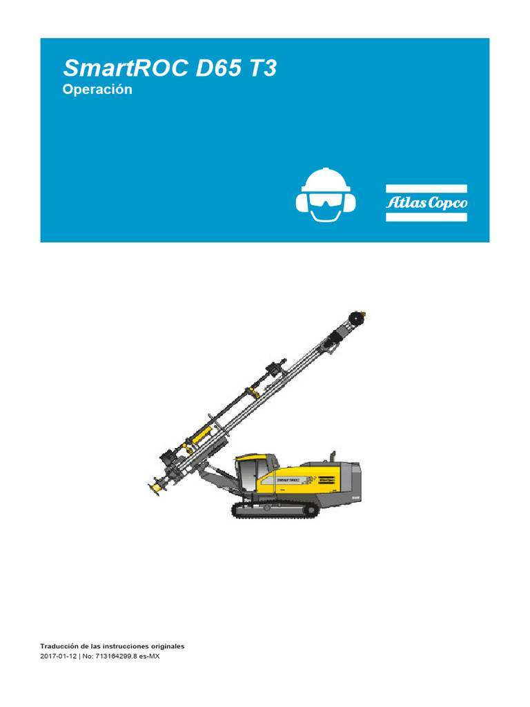 Manual de Operacion Smart Roc D65 | PDF | Bomba | Motores