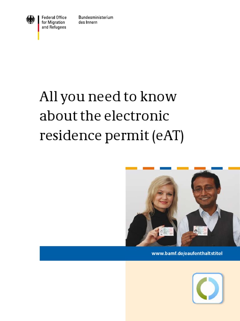 Electronic Resident Permit Germany | PDF | Social Science | Law